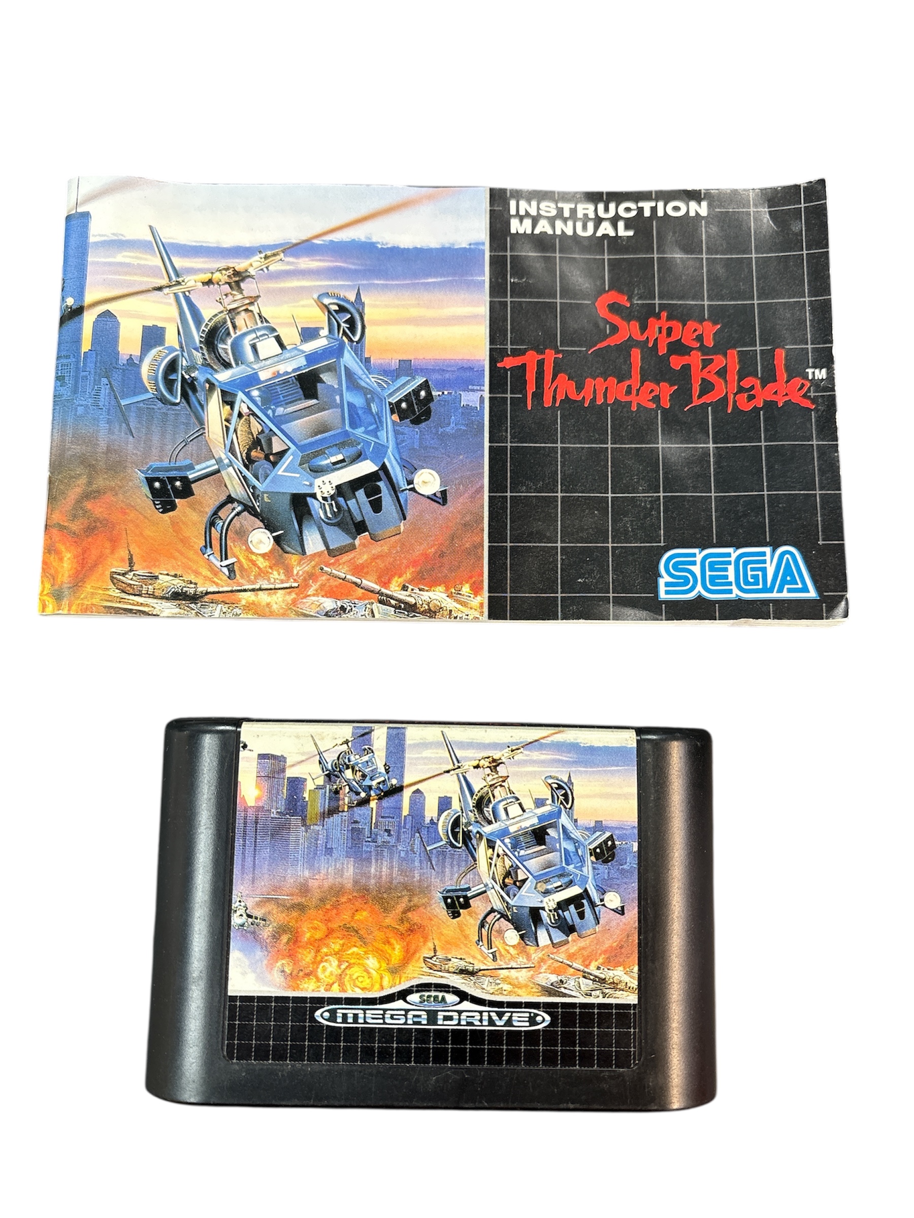 Pre-owned Super Thunder Blade (With Manual) Sega Megadrive - Own4Less